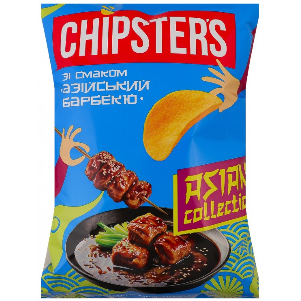 Чипсы Chipster\'s со вкусом Азиатский барбекю 100 г
