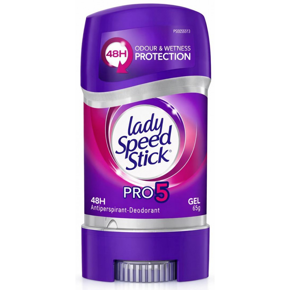 Гелевий антиперспірант жіночий Lady Speed Stick Pro5 65 г